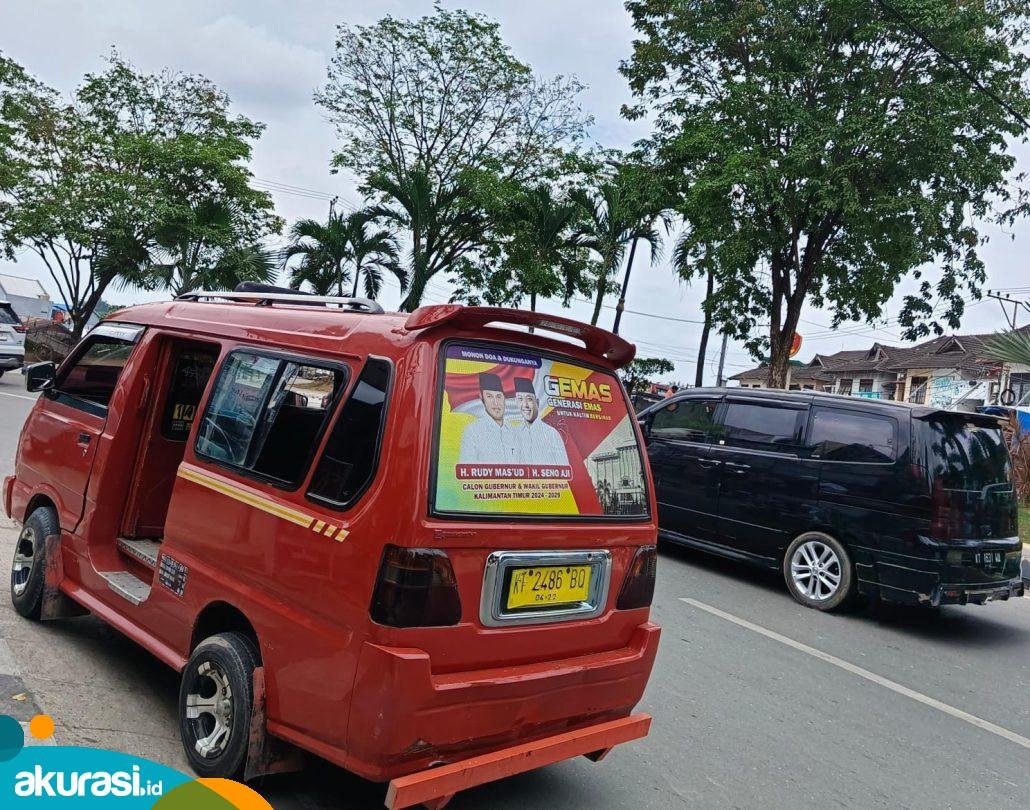Supir Angkot di Samarinda Dibayar Rp 80 Ribu agar Stiker Bacagub ...